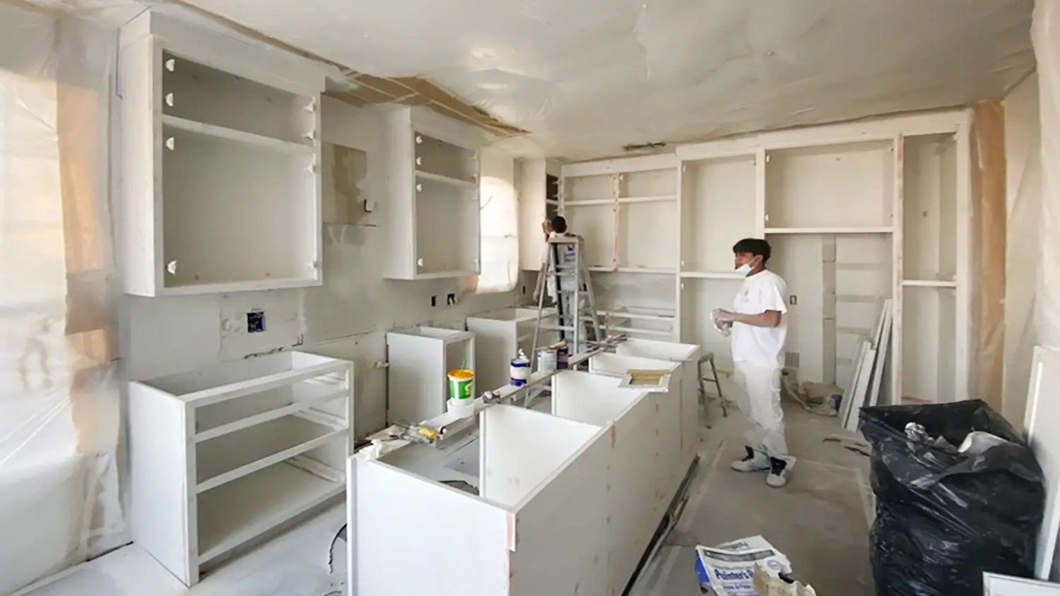 Rhino White Marble Kitchen Countertops in McKinney, TX